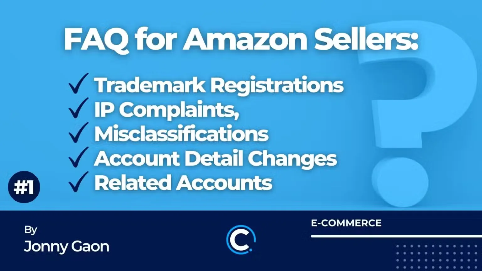 FAQ for Amazon Sellers | Cabilly & Co.